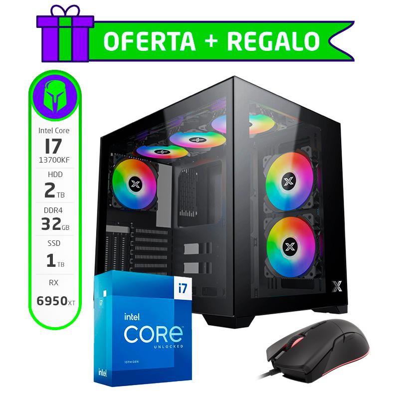 PC GAMER ARMADA COMPLETA INTEL I7 13700KF 32GB 1TB NVME 2TB HDD RX ...