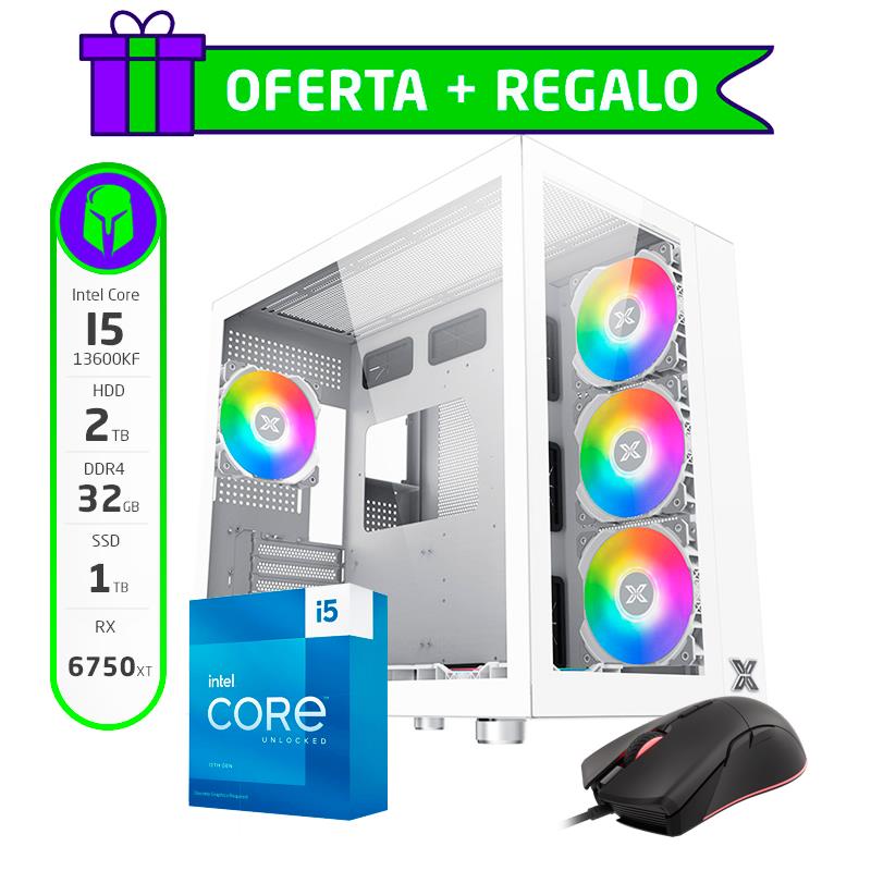 PC GAMER ARMADA COMPLETA INTEL I5 13600KF 32GB 1TB NVME 2TB HDD RX ...