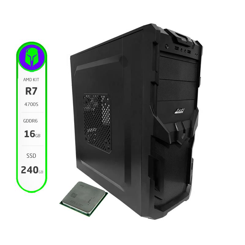 PC DE ESCRITORIO ARMADA COMPLETA RYZEN 3 4100 8GB 240GB SSD GT 210 WIFI
