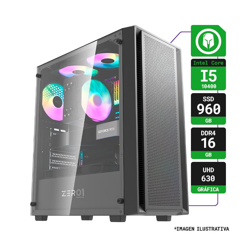 PC HOGAR INTEL I5-10400 RAM 16GB SSD 1TB